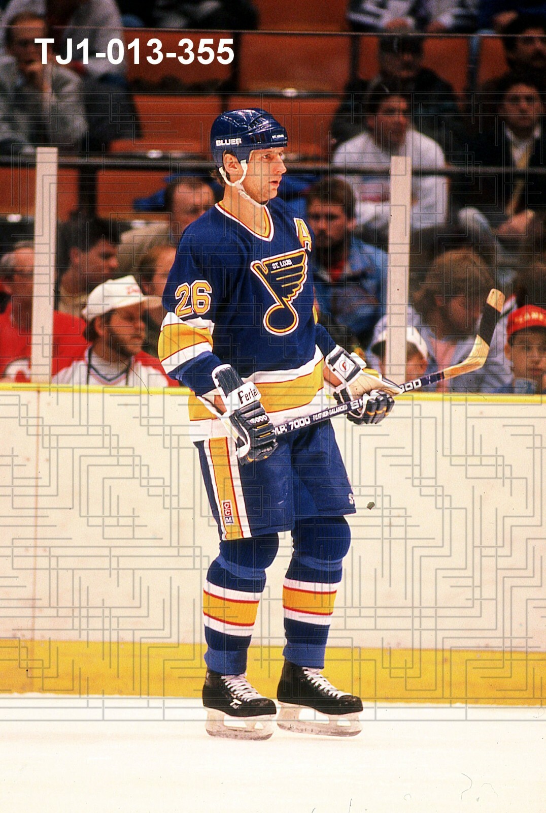 Mike Lalor 1989 - St. Louis Blues - 35mm color slide - TJ1-013-355 | eBay