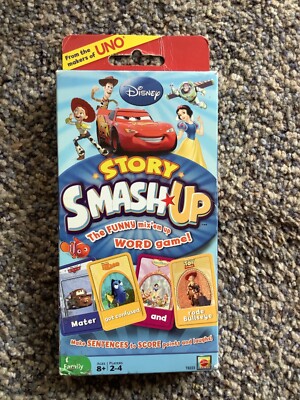 Disney Story Smash Up Card Game by Mattel Homeschool Activity NEW-P | eBay