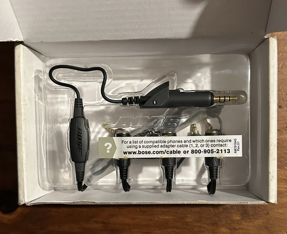 Bose • QC2 Cell Connect • Accessory Kit • Brand New/Open Box! | eBay