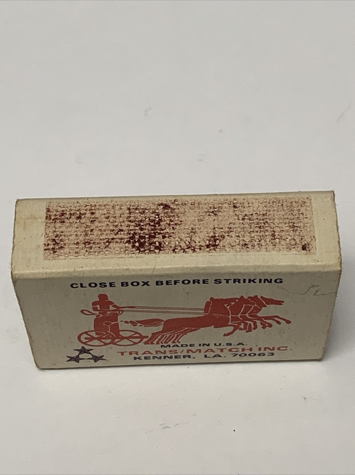 Rare Vintage Matchbox Victoria Fire Chief Safety Matches TransMatch Inc ...