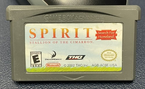 Spirit Stallion of the Cimarron Nintendo Gameboy Advance GBA ...