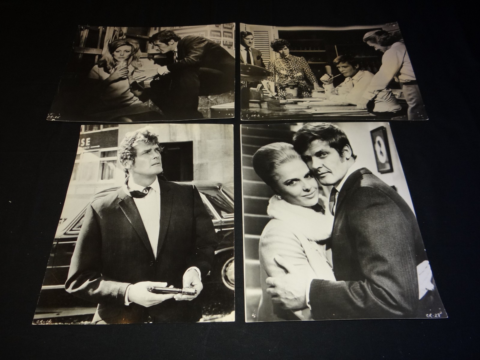 DOUBLE JEU Crossplot roger moore photos presse cinema 1969 | eBay
