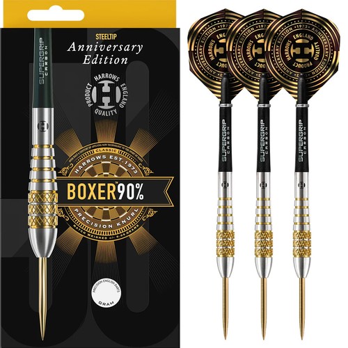 26 GRAM HARROWS BOXER BOMBER 50TH ANNIVERSARY ED 90% TUNGSTEN STEEL TIP ...