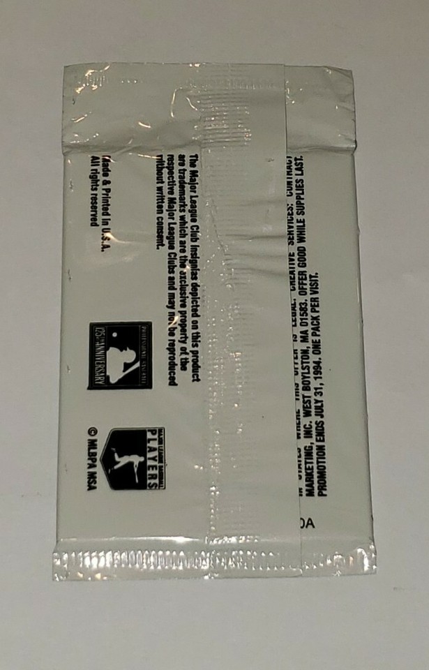 Fleer Sunoco 1994 Baseball Card Series Unopened Sealed Limited Edition ...