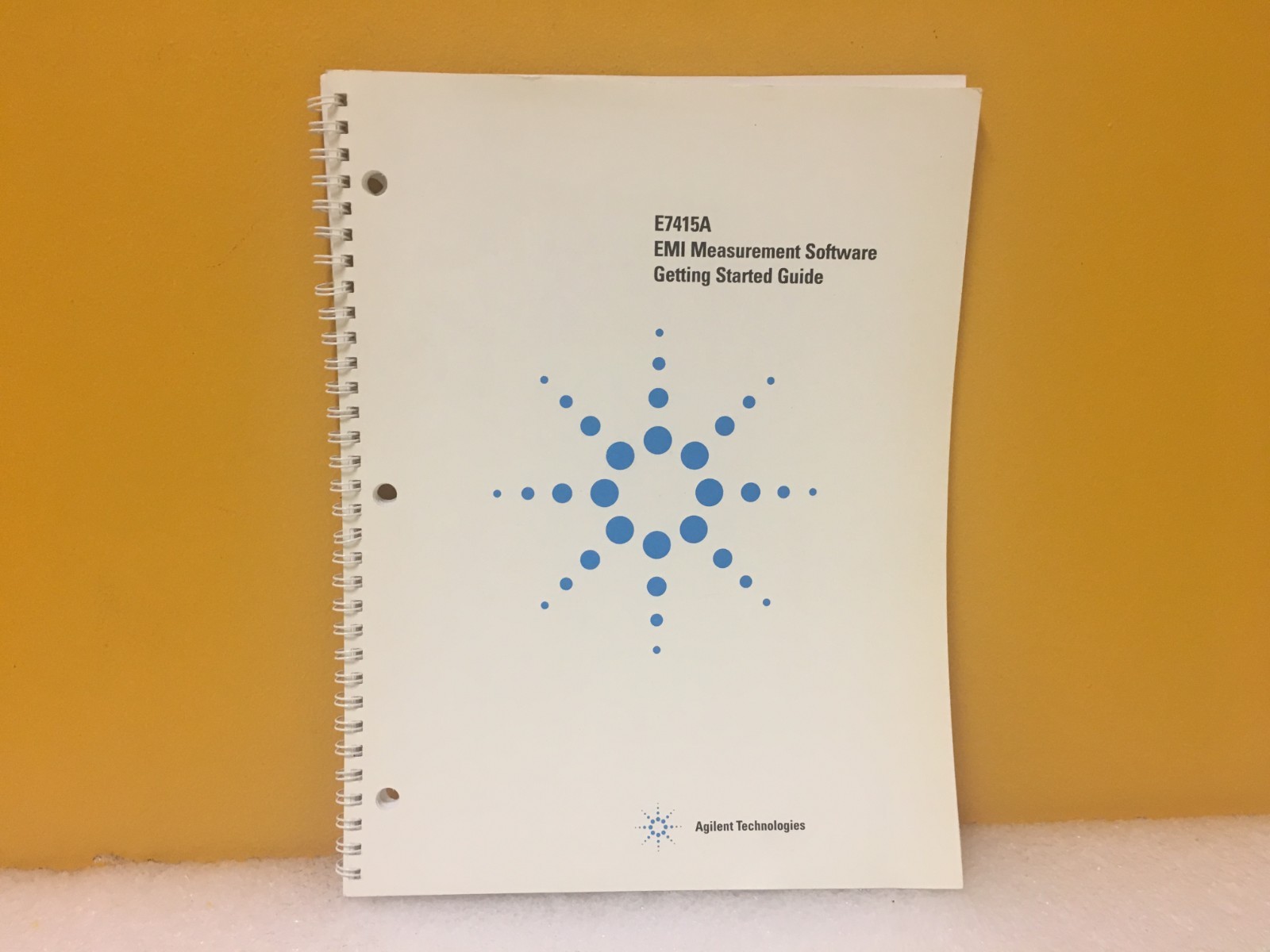 HP / Agilent E7415-90011 E7415A EMI Measurement Software Getting ...