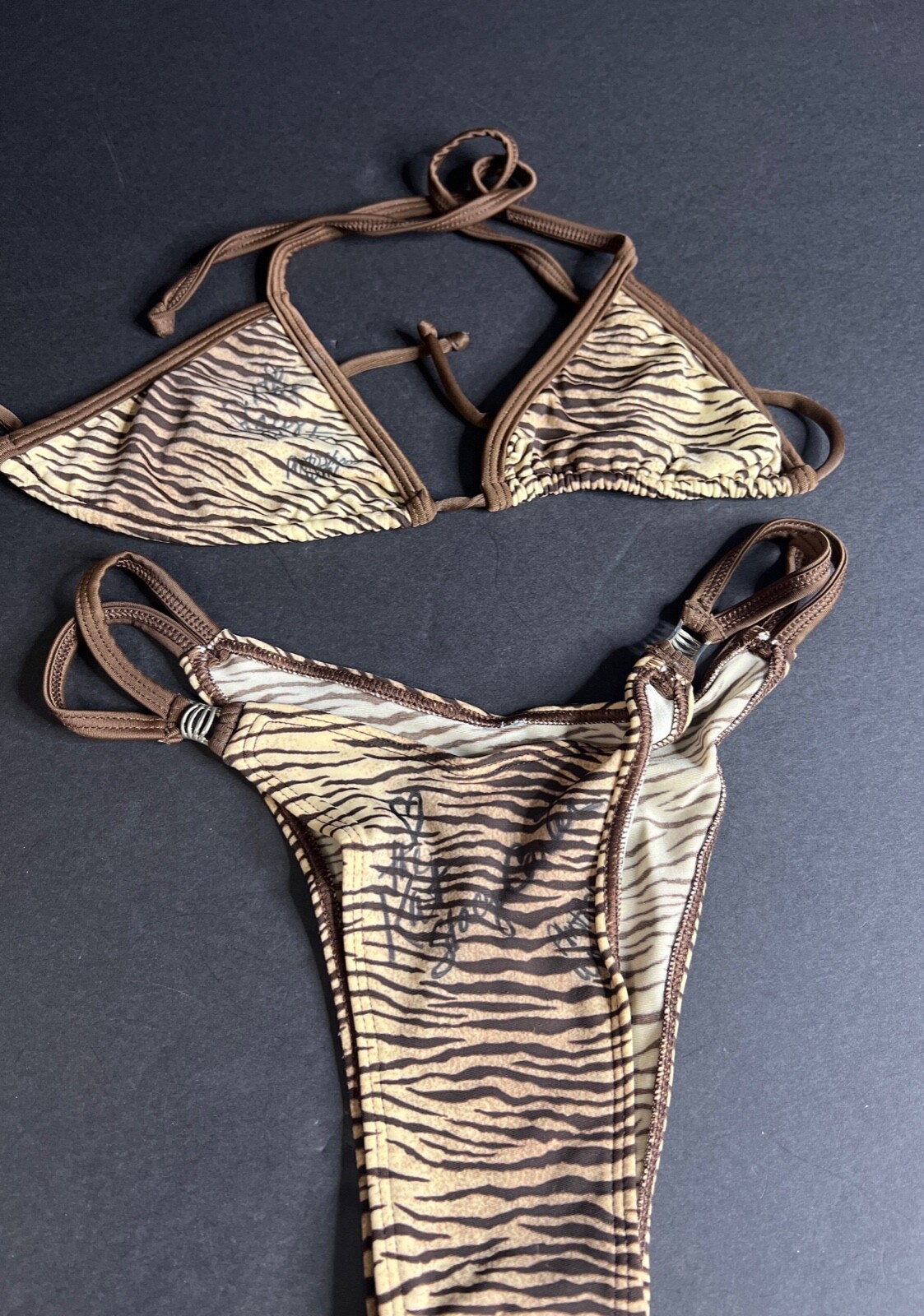 Stacy "The Kat" Carter Signed WWF Diva Bikini PSA P01905 | eBay