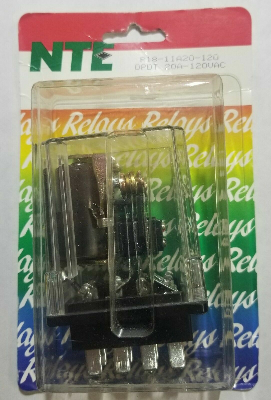 NTE R18-11A20-120 DPDT, 120 Volt AC Coil, 20A@120V AC or 28V DC High ...