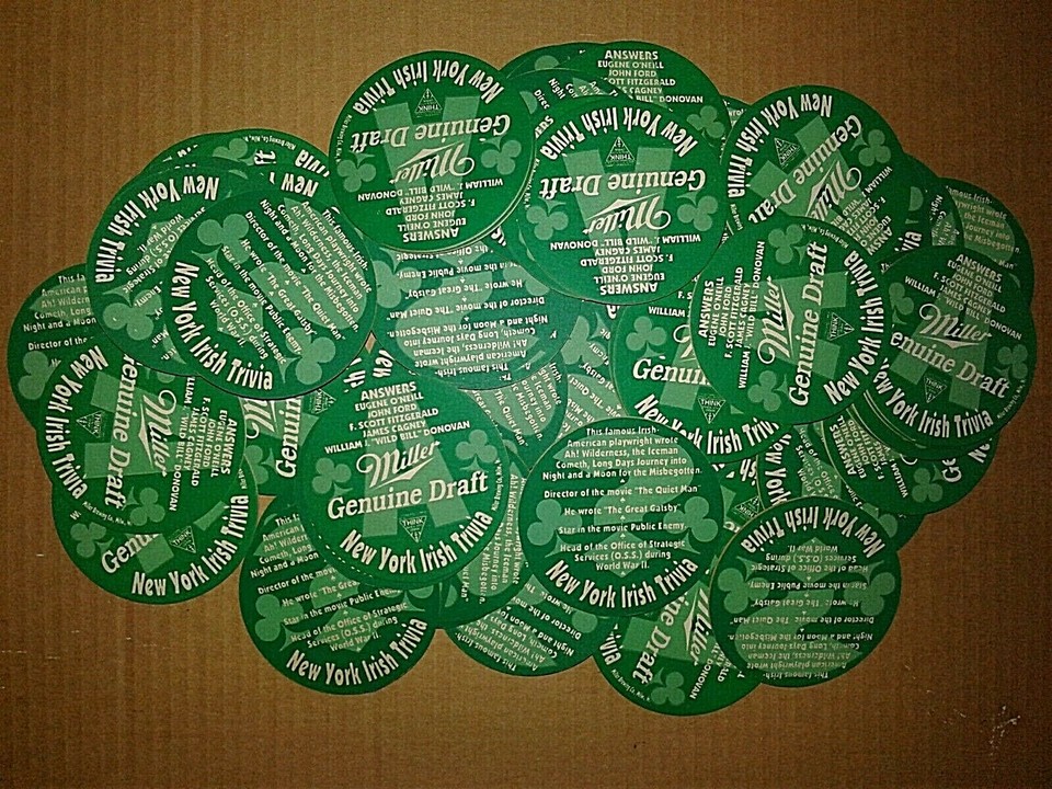 80 St. Patrick's Day Trivia coasters | eBay