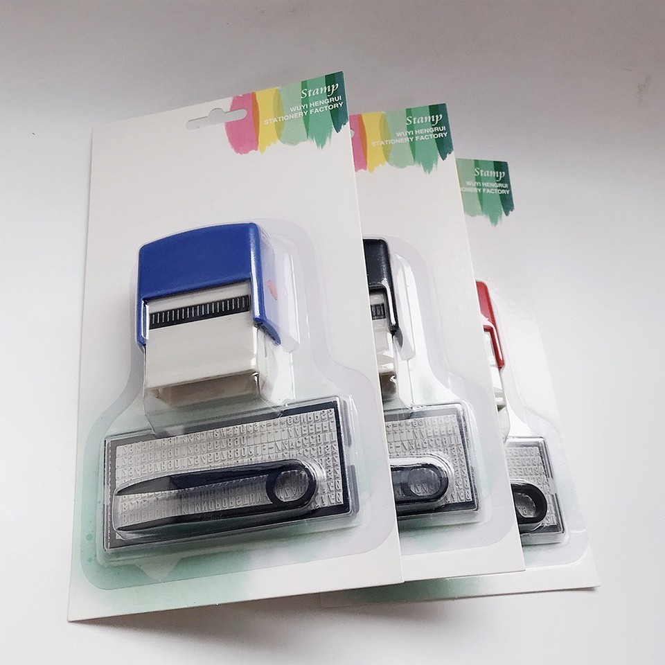 DIY Stamp Type Stamp Tool Letter Tamp Plastic Reusable 14*38mm 1set ...