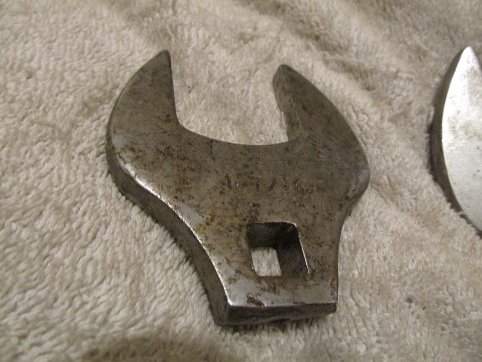 Lot 1/2" Drive SAE LARGE SIZE Crows Feet-Foot Wrench Set 1 11/16 1 7/16 ...