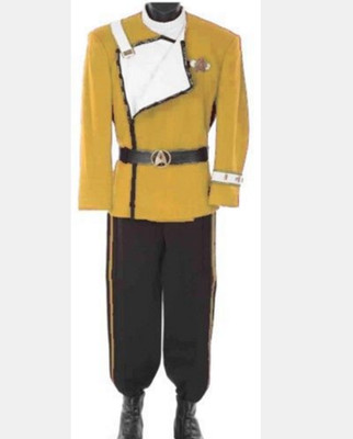 Star Trek Wrath of Khan Starfleet Yellow Set Costume Cosplay Show ...