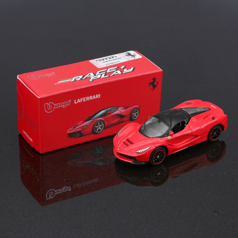Bburago 1:64 Red Ferrari Laferrari Racing Sports Model Toy Diecast ...