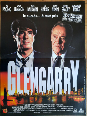 Poster Glengarry Al Pacino Alec Baldwin Kevin Spacey Jack Lemmon ...