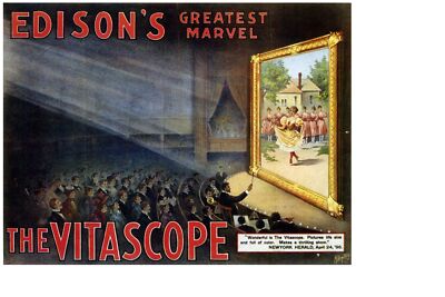 Decor Poster. Fine Graphic Design. Edison's greatest Marvel. Home Wall ...