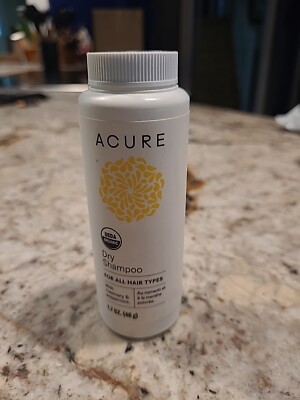 ACURE Dry Shampoo - All Hair Types | 100% Vegan | Certified Organic | eBay