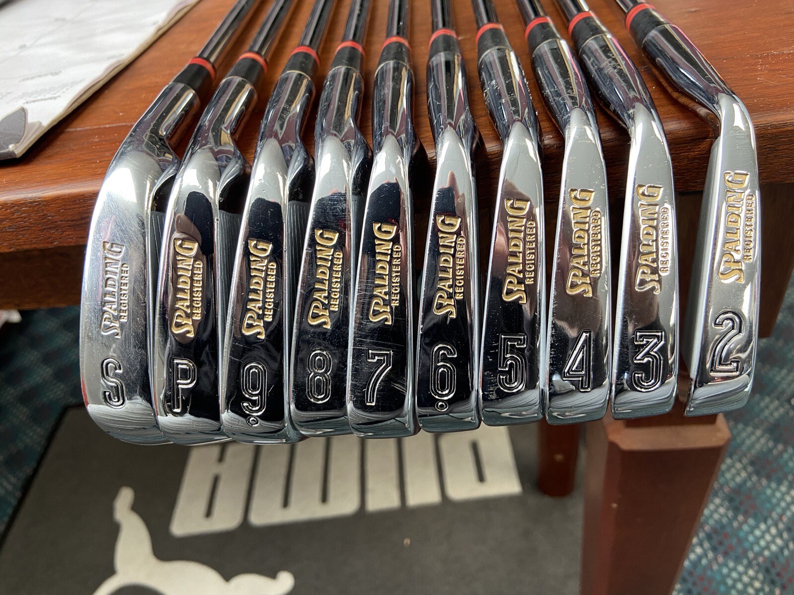 New Rare Spalding Top-Flite Professional Greg Norman SHARK Iron Set (2 ...