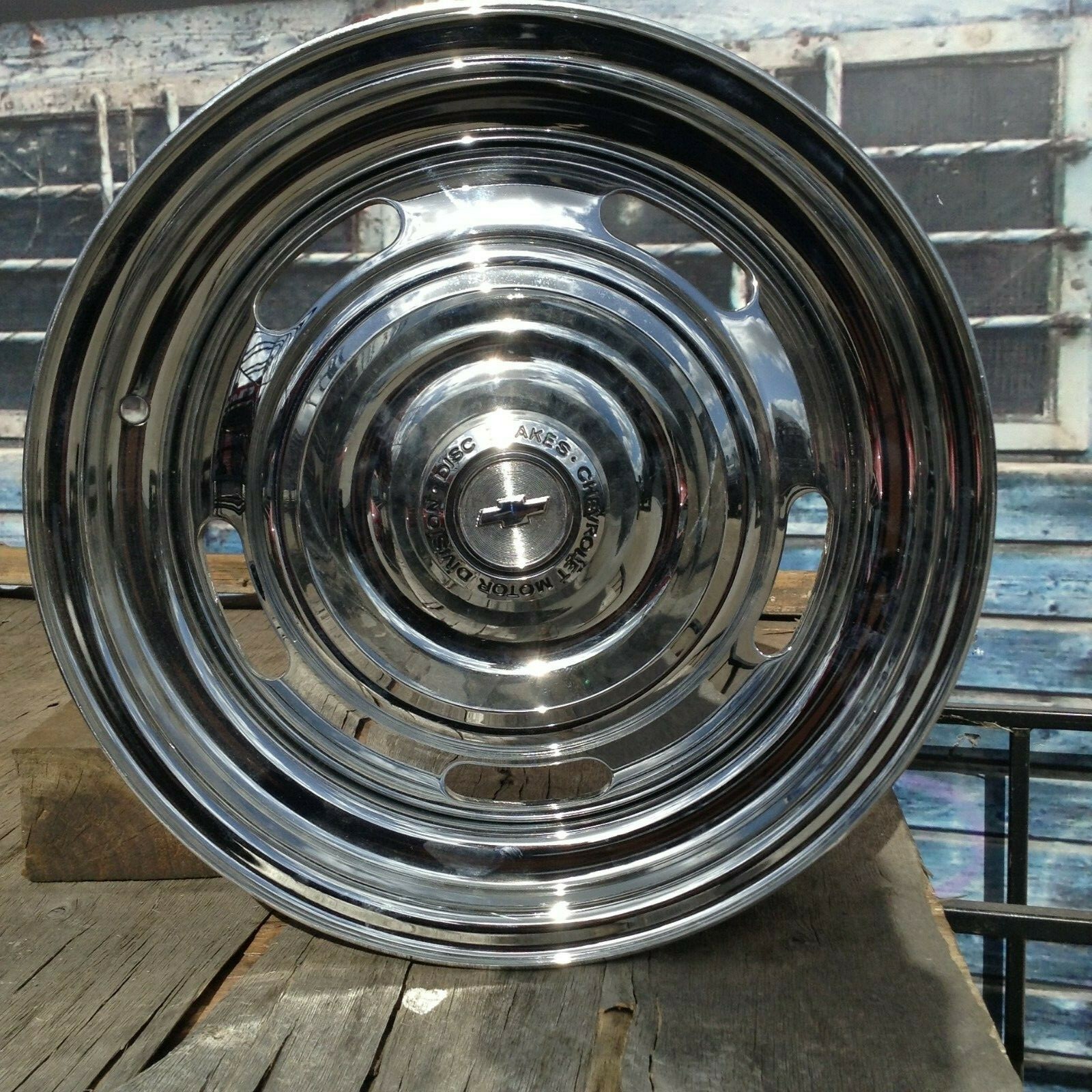 15" US Wheel Rallye (Series 57) Fits For HQ WB Camaro Belair 15x7/8 ...