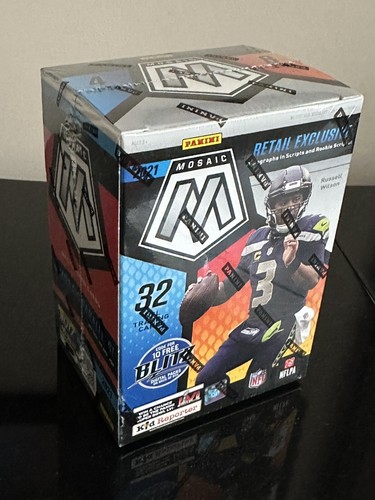 2021 Panini Mosaic Football NFL Blaster Box Factory Sealed Genesis ...