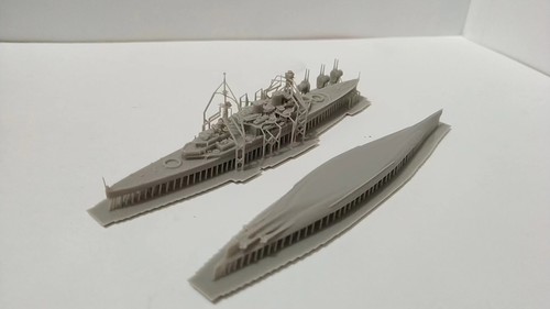 3D printing 1/2000 HMS Repulse unpainted model Kit | eBay
