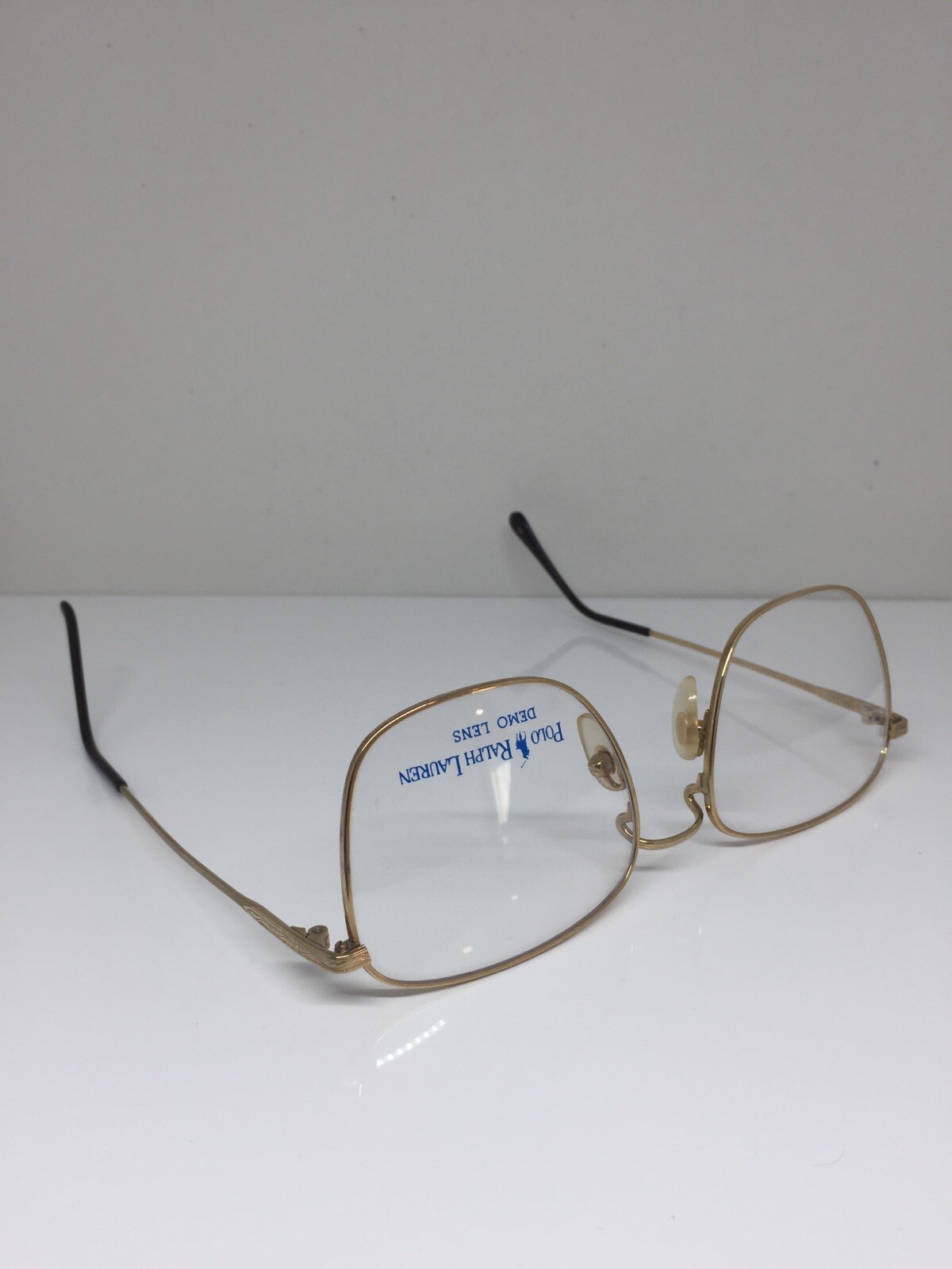 New VINTAGE Polo Ralph Lauren Polo Classic XV EYEGLASSES C. Gold 54mm ...