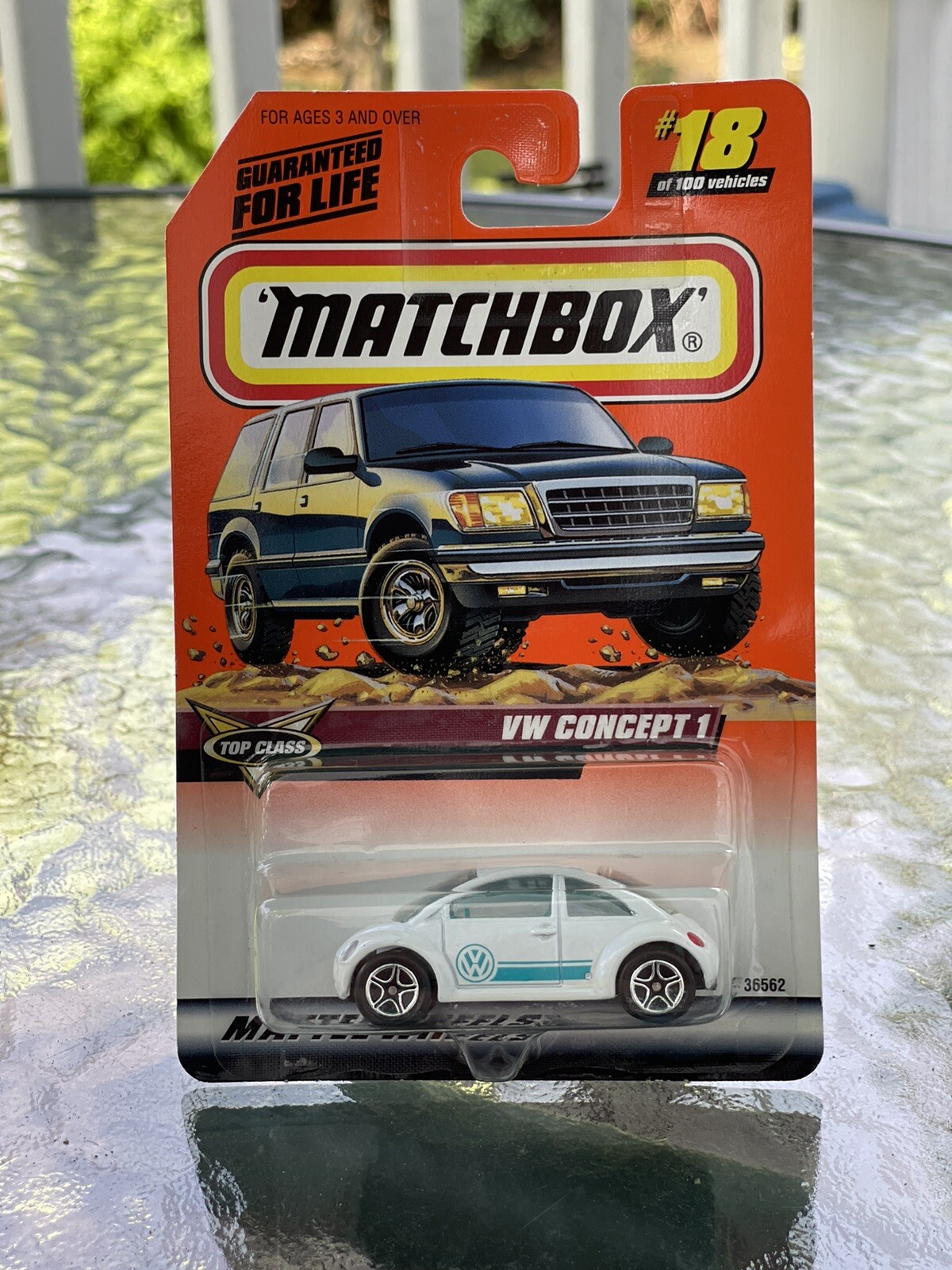 🆕Matchbox Top Class⭐️VW Concept 1 New Beetle #18 of 100 Vehicles 36562⭐ ...