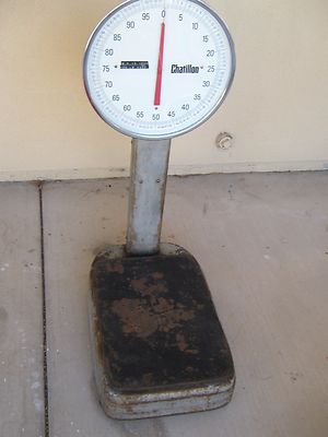 CHATILLON Platform/Dial 15" commercial/mechanical scale #3947, classic ...