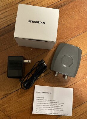 RF MODULATOR / RFMODRO-24 / A/V / DIRECTV / DISH NETWORK / CABLE TV ...