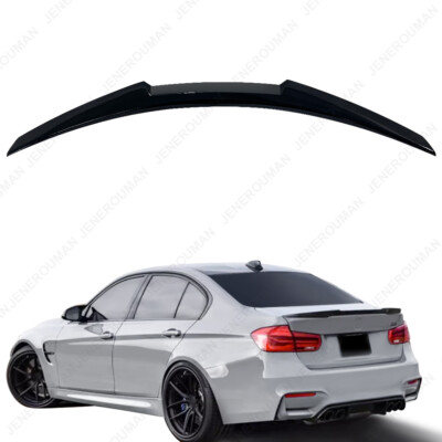 Rear Spoiler Trunk Wing Glossy Black for 06-11 BMW 3 Series M3 E90 335i ...