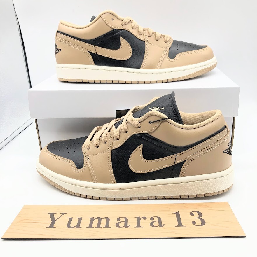 Nike Women's Air Jordan 1 Low Desert Black Sail DC0774-201 Women's Size ...