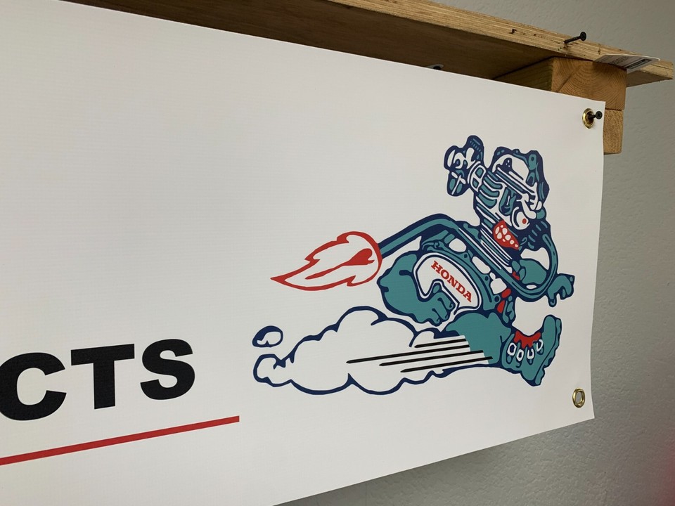 Powroll Performance Banner Honda 4 stroke Tuning Garage Workshop Wall ...