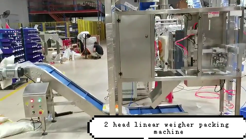 Automatic Vertical Vibration Filling Machine Granual Rice Weighing ...