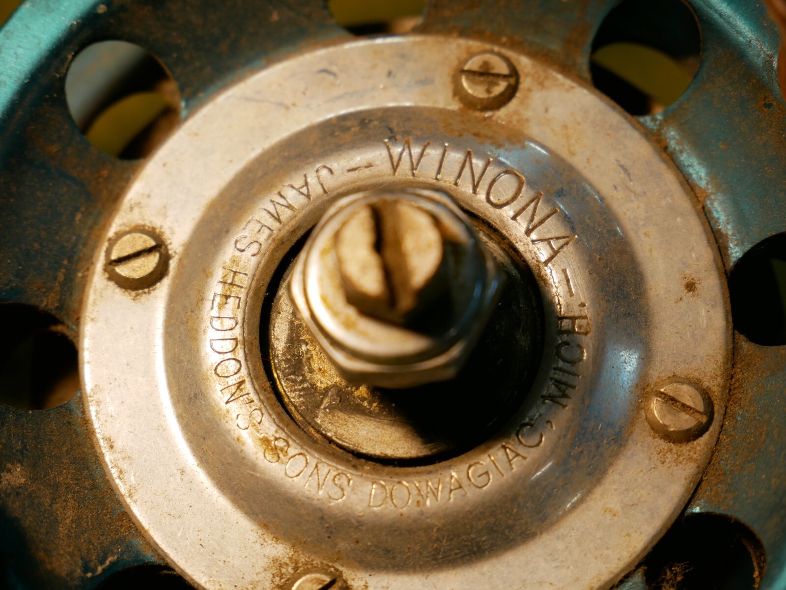 Vintage James Heddon's Sons Dowagiac Mich. Winona No.105FF Fishing Reel ...