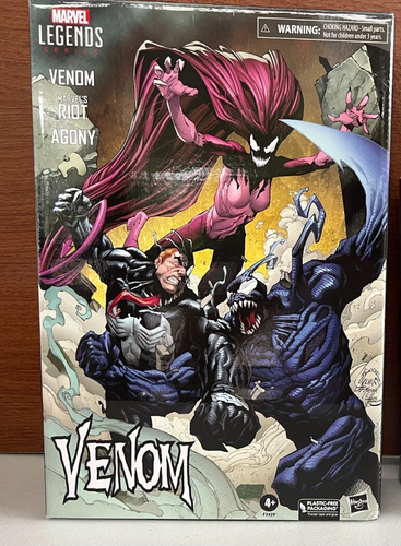 Marvel Legends Venom Amazon Exclusive 3-Pack Venom, Agony, Riot Life ...