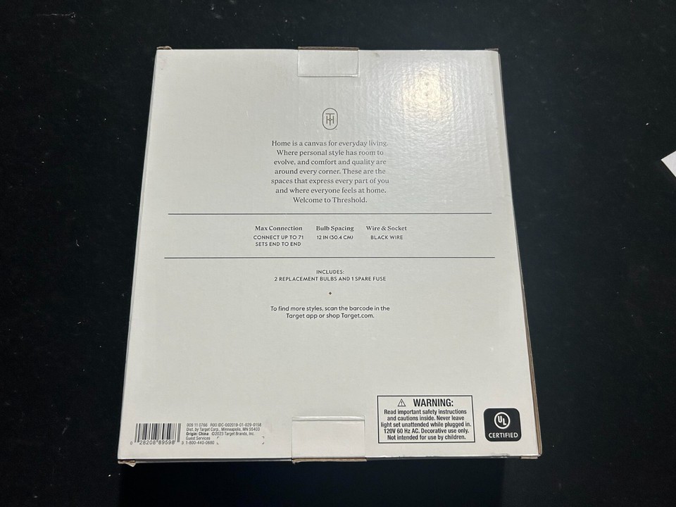 New 10 Lights Threshold LED String Light Outdoor/Indoor Use 9FT | eBay