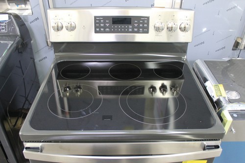 GE JBS86SPSS 30" Stainless Freestanding Double Oven Electric Range NOB ...