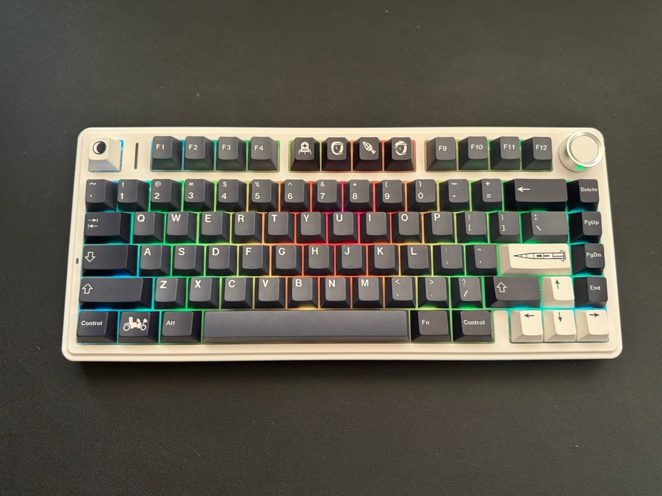 EPOMAKER Aula F75 Keyboard 75% LEOBOG Reaper Switch + GMK Apollo ...