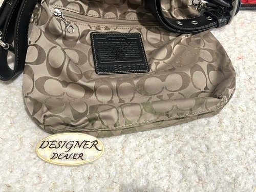 COACH Metro Vintage Hippie Black Leather Bag 6676 EUC! 💎 | eBay