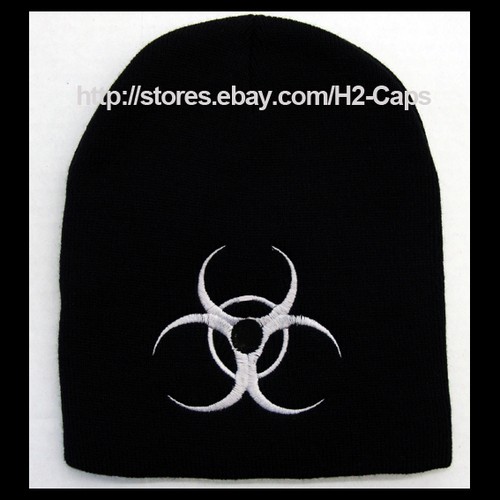 Biohazard Bio Hazard symbol Beanie Hat Tribal Ski Skate Snow Board | eBay