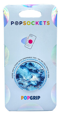 PopSockets Blue Marble Phone Grip PopSocket Pop Socket PopGrip | eBay