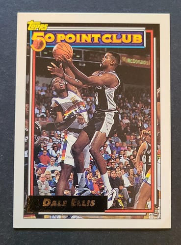 1992 Topps #204 Dale Ellis 50 POINT CLUB Gold EX | eBay