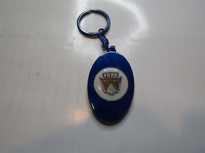 1940's 1950's 1960's FORD CREST EMBLEM LOGO VINTAGE KEYCHAIN KEYRING ...