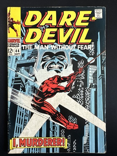 Daredevil #44 Marvel Comics Vintage Old Silver Age 1st Print 1969 Good ...