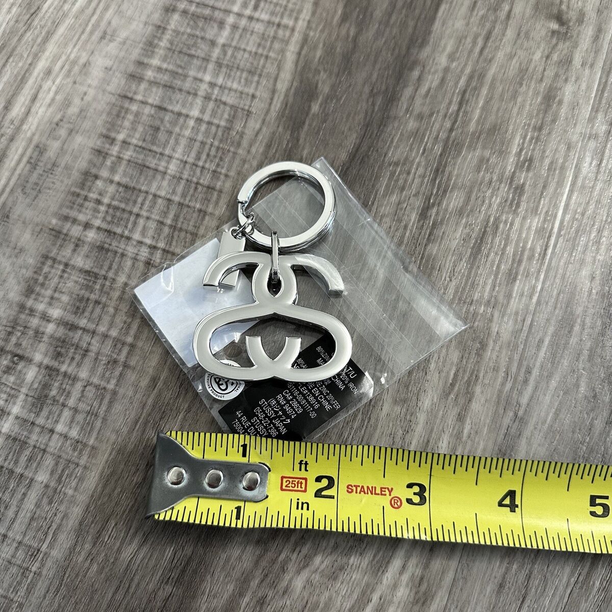 Stussy Silver SS Link Keychain - Brand New | eBay Stussy Silver SS Link Keychain - Brand New | eBay