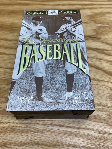 The History of Baseball (VHS 1994 Collector's Edition) Ty Cobb 2 Tapes ...