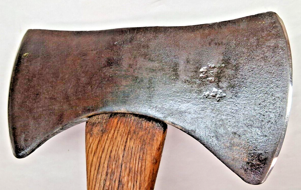 Axe, Mann & Co ? Vintage Double Bit Axe 5" Wide Bits 10-3/8" Bit to Bit ...