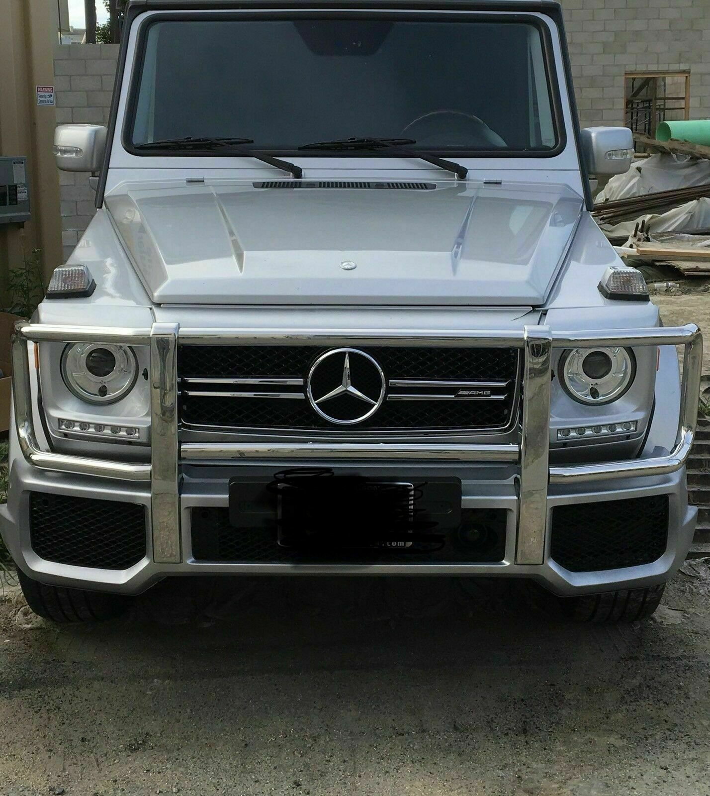 Aftermarket Chrome Front Bumper Grille Brush Guard AMG STYLE - G63 G500 ...