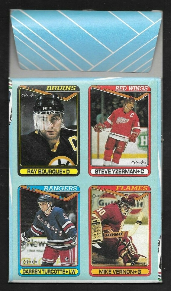 HOCKEY WAX PACK WRAPPER OPC O PEE CHEE TOPPS VARIATION & EMPTY BOX LOT ...