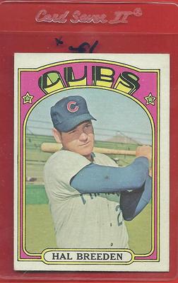 1972 TOPPS HIGH # 684 HAL BREEDEN FROM A SET BREAK !! | eBay