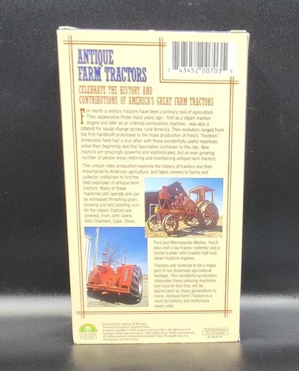 Classic Americana - Antique Farm Tractors (VHS, 1999) for sale online ...
