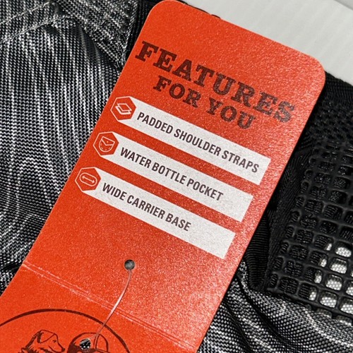 Arcadia Trail Backpack Dog Carrier Black White Large Padded Wide Base ...